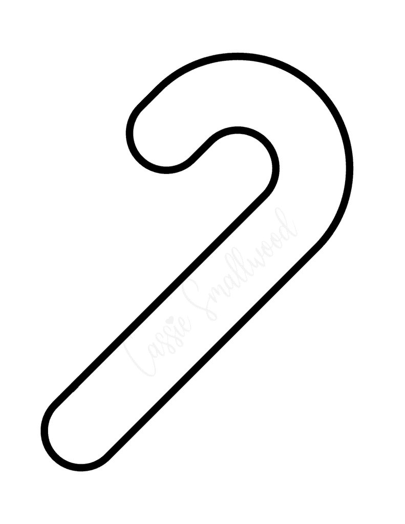 Candy Cane Templates Free Printable - Templates Free Printable